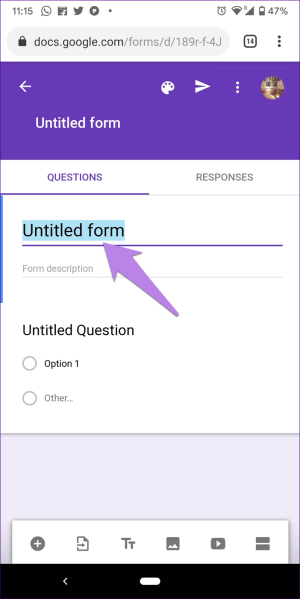 How To Create Google Forms Using Your Smartphone - MobyGeek.com
